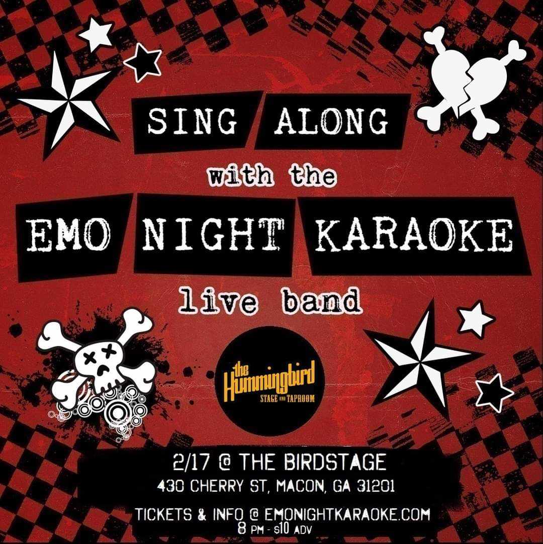 Emo Night Karaoke live at The Hummingbird in Downtown Macon - The ...